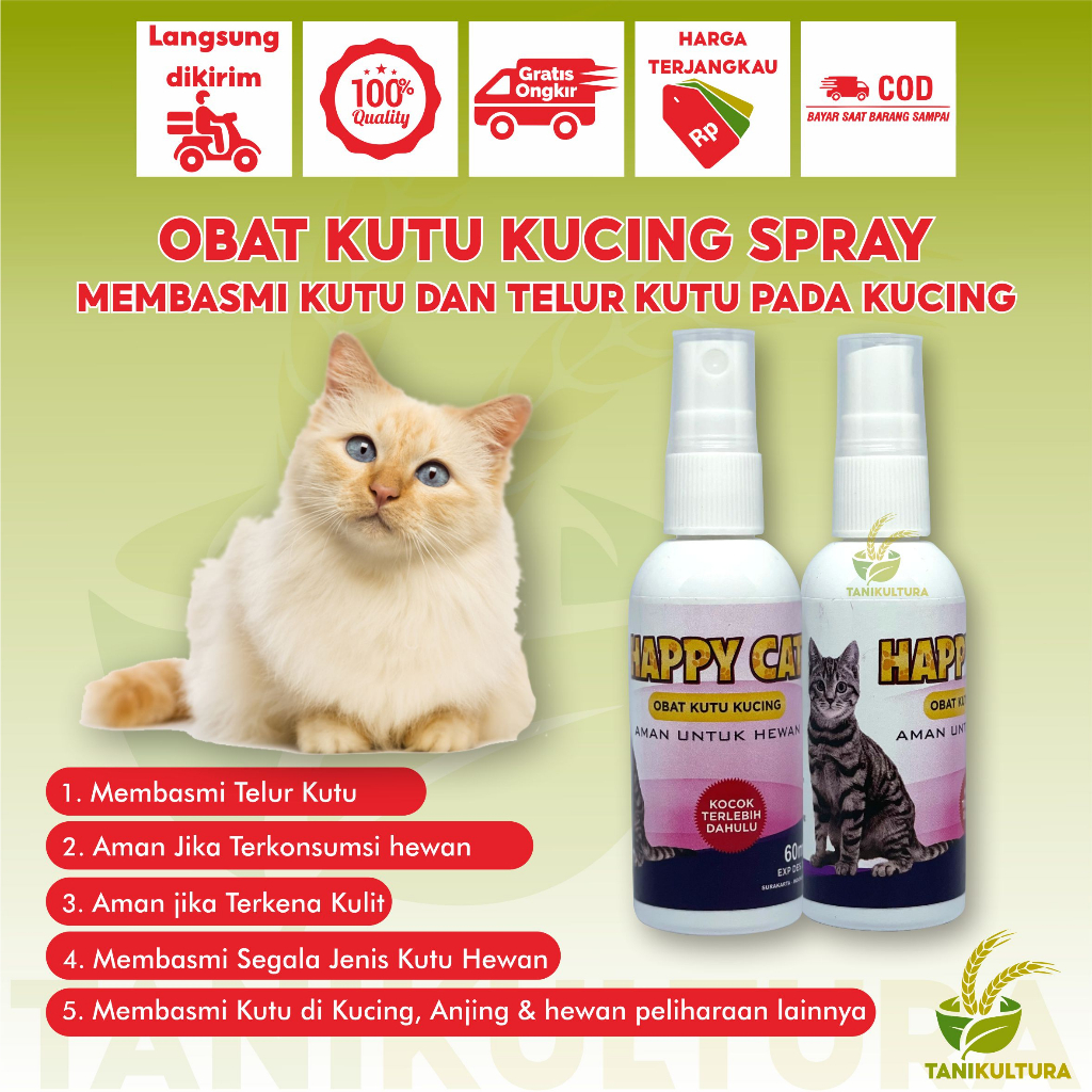 Jual Obat Kutu Kucing Ampuh Dan Telur Kutu Semprot Spray Ampuh Herbal ...