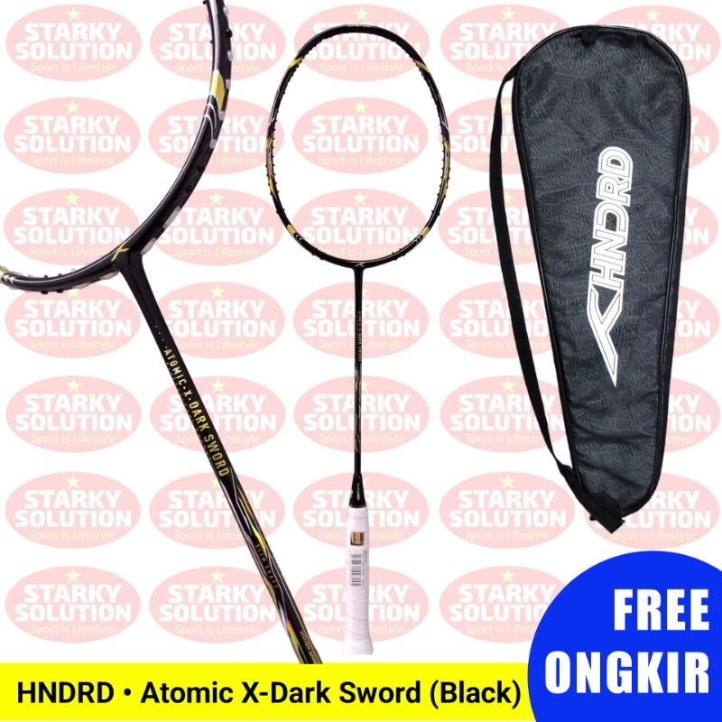 Jual HNDRD Raket HUNDRED ATOMIC X DARK SWORD Bulutangkis Badminton ...