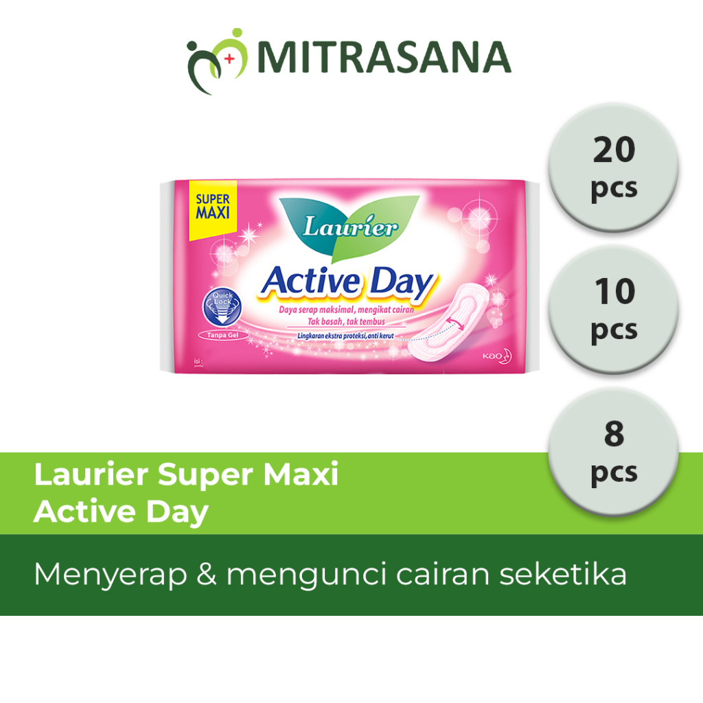Jual Laurier Super Maxi 8 S - Pembalut | Shopee Indonesia