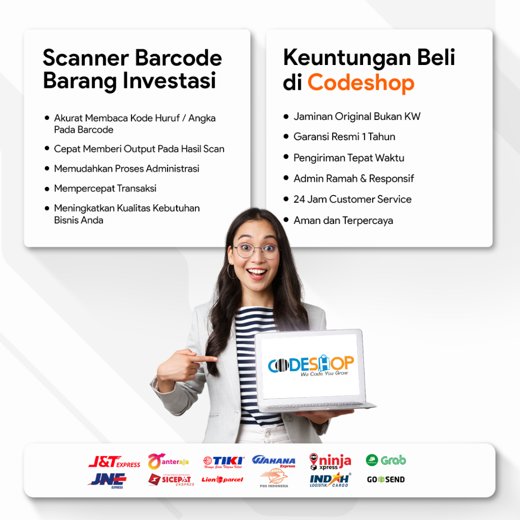 Jual scanner 2D SCANLOGIC CS-6000 Plus EFAKTUR QR CODE MURAH USB ...