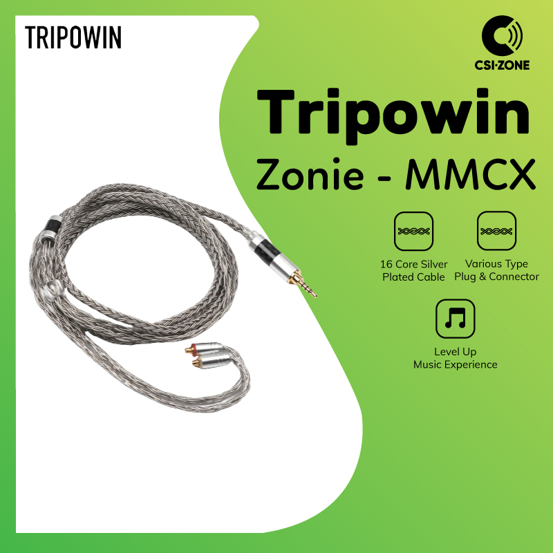 Jual Tripowin Zonie 16 Core Upgraded Silver Plated Cable - MMCX ...
