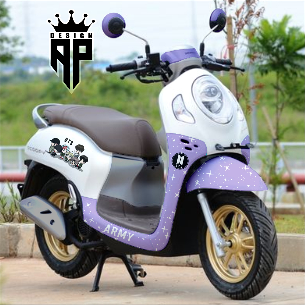 Jual decal sticker scoopy full body scoopy karbu FI donat full dasbor ...