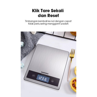 Jual SAMONO Kitchen Electronic Scale 10 Kg Timbangan Dapur Digital ...