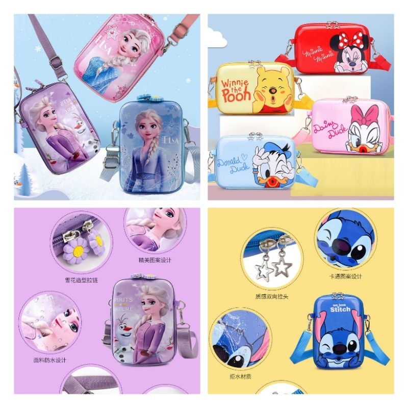 Jual Tas Disney Selempang Tas Bahu Princess Frozen Mickey Pooh Sling ...