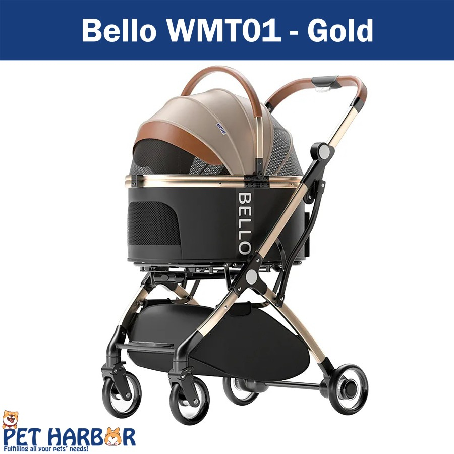 Jual Stroller Anjing Kucing | Bello Luxury Stroller WMT01 | Troli ...