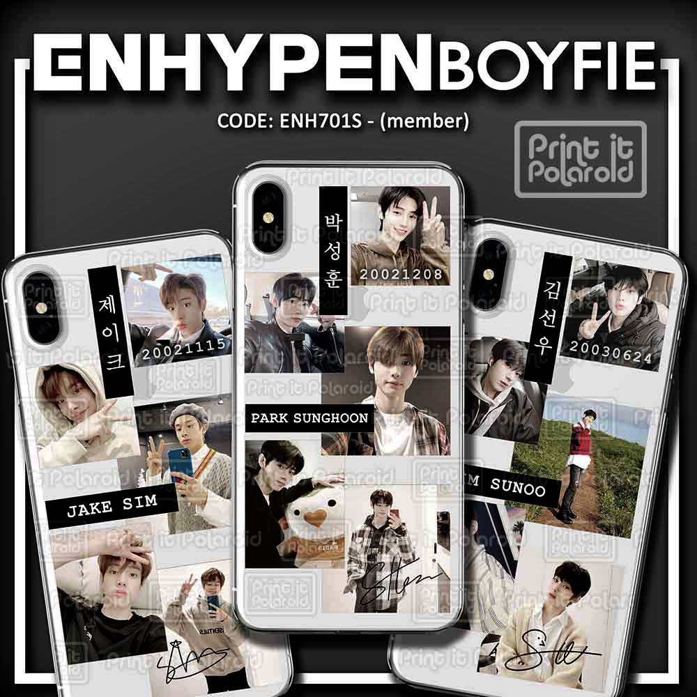 Jual STIKER ENHYPEN Boyfie foto casing hp laptop photo sticker tumblr nama kpop aesthetic korea ...