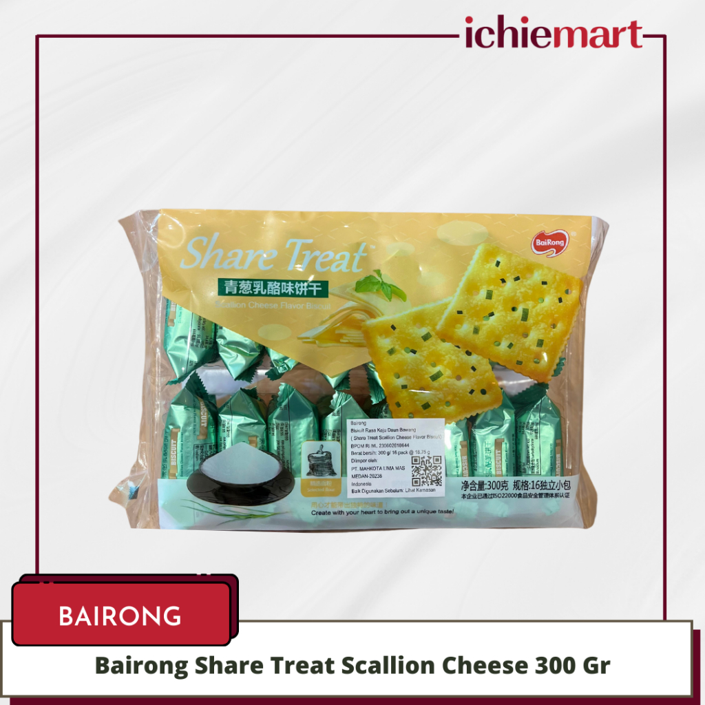 Jual Bairong Share Treat Scallion Cheese 300 Gr | Shopee Indonesia