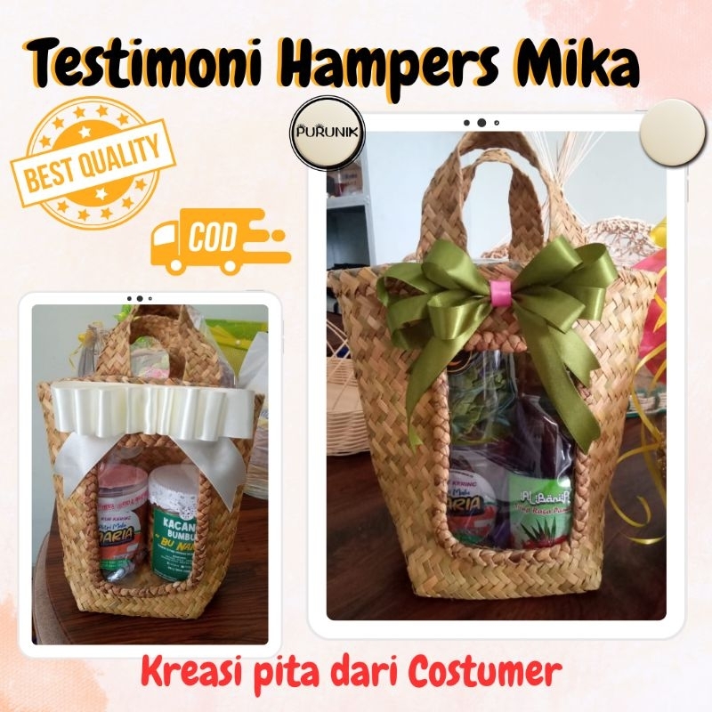 Jual Tas Hampers purun No 4 UK 20cm | Shopee Indonesia