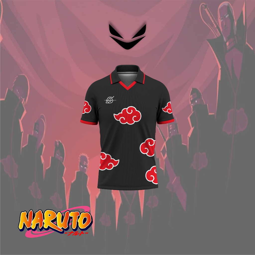 Jual Jersey Futsal & Football Motif VL Replika Anime Akatsuki Naruto ...