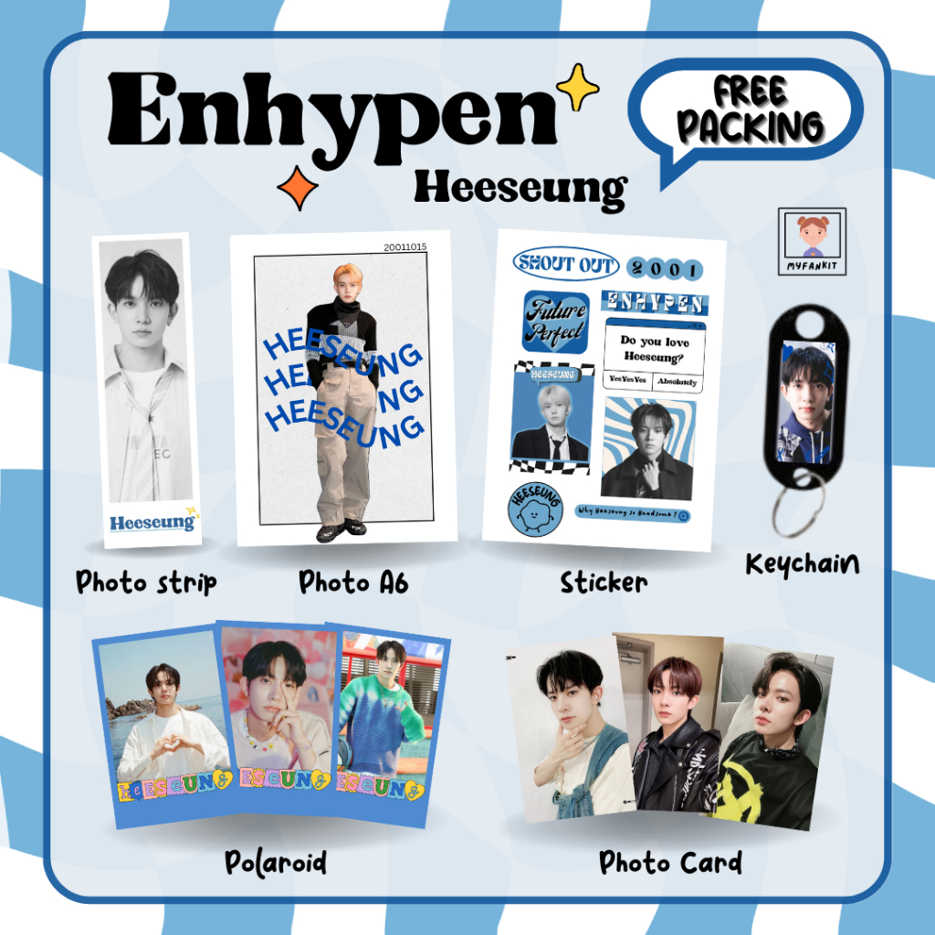 Jual MINI FANKIT ENHYPEN / GIFT BOX KPOP / HAMPERS KPOP / FANKIT BOX ...