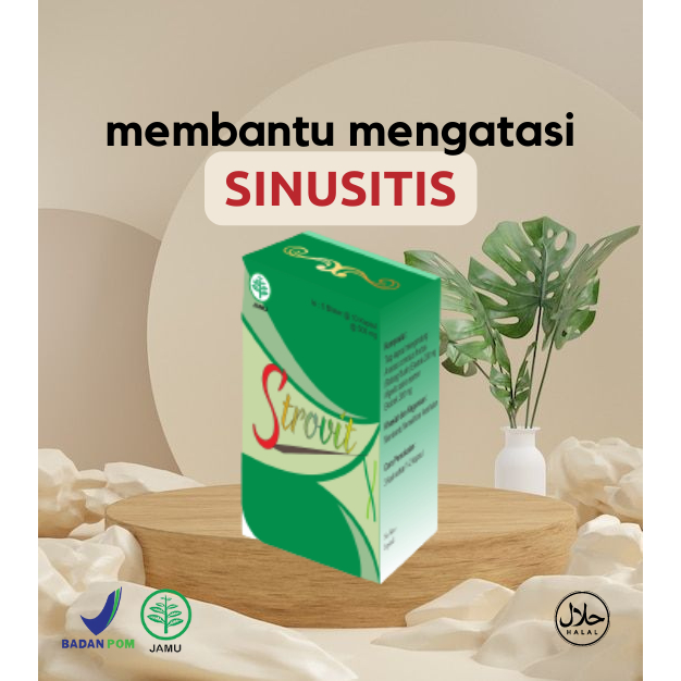 Jual STROVIT - Mengatasi Sinusitis dan Gangguan Pernapasan | Shopee ...