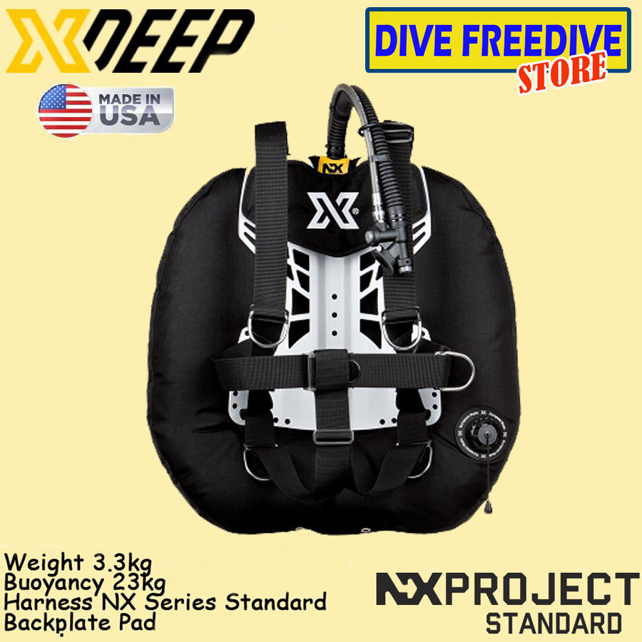 Jual BCD Xdeep NX Project Twin Tank 53 lbs Back Buoyancy Scuba Diving Technical BC Donut Wing ...