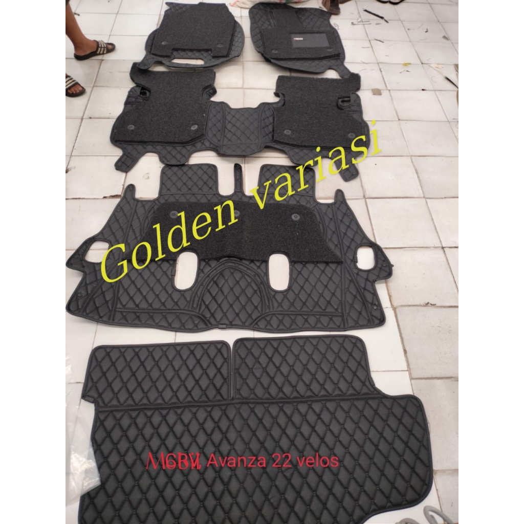 Jual KARPET 7D ALL NEW AVANZA VELOZ 2022 DIAMOND BLACK PLUS COIL MAT ...