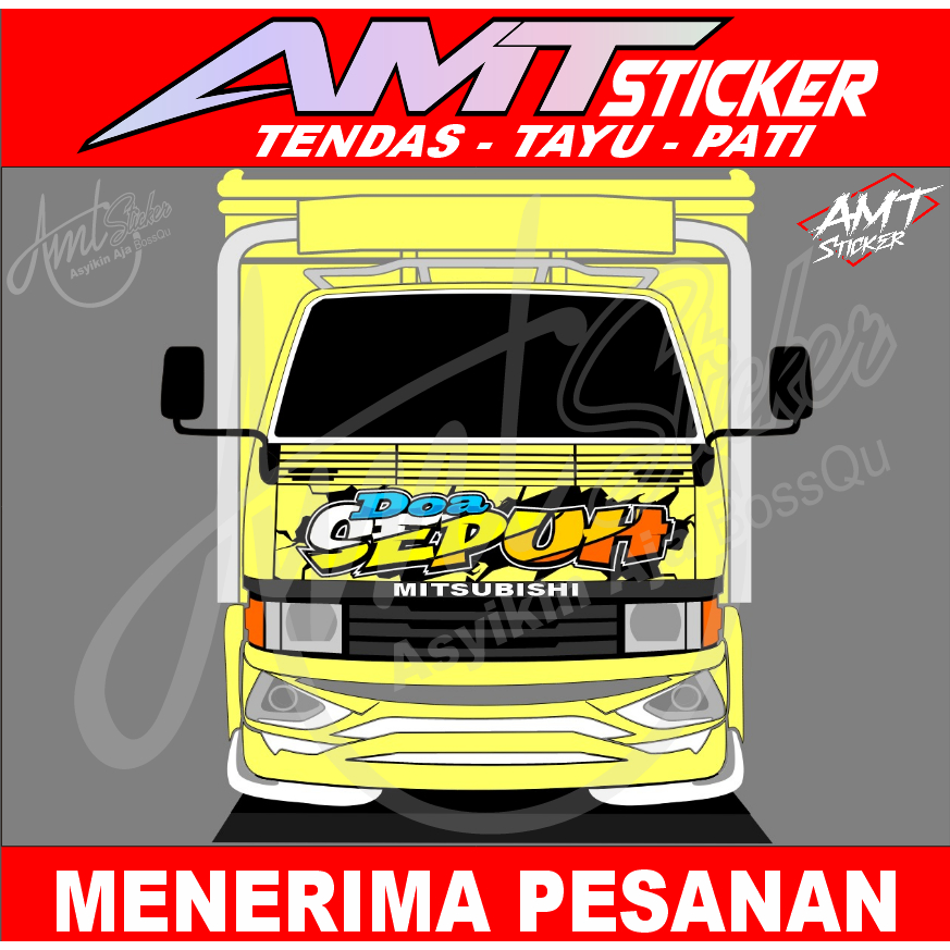Jual STIKER KABIN DEPAN TRUK RAGASA-STIKER DECAL-STIKER PRINTING-STIKER ...
