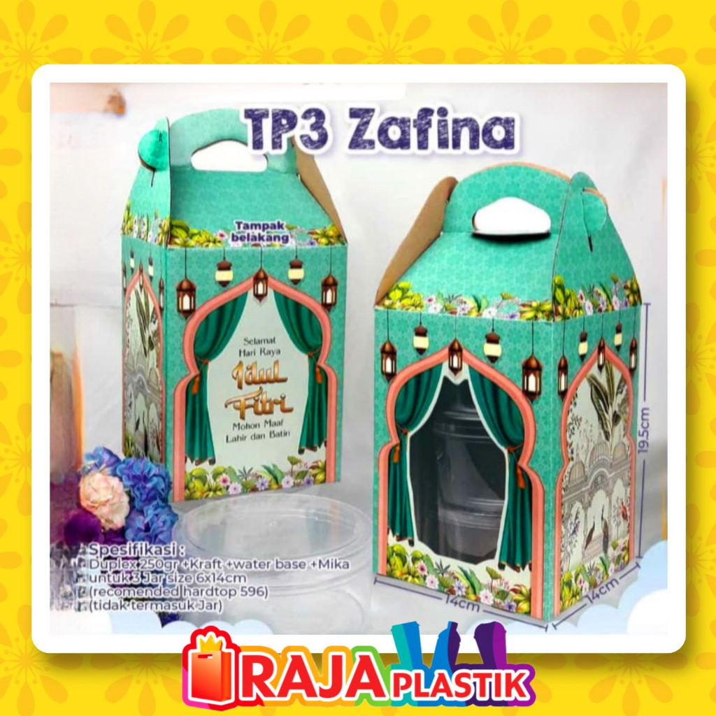 Jual Box Hampers Lebaran Kue Kering 250grm / Box Parcel Idul Fitri Kue ...
