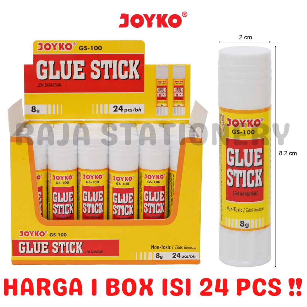 Jual JOYKO GLUE STICK 8G LEM KERTAS LEM BATANG JOKYO KECIL GS-100 ...