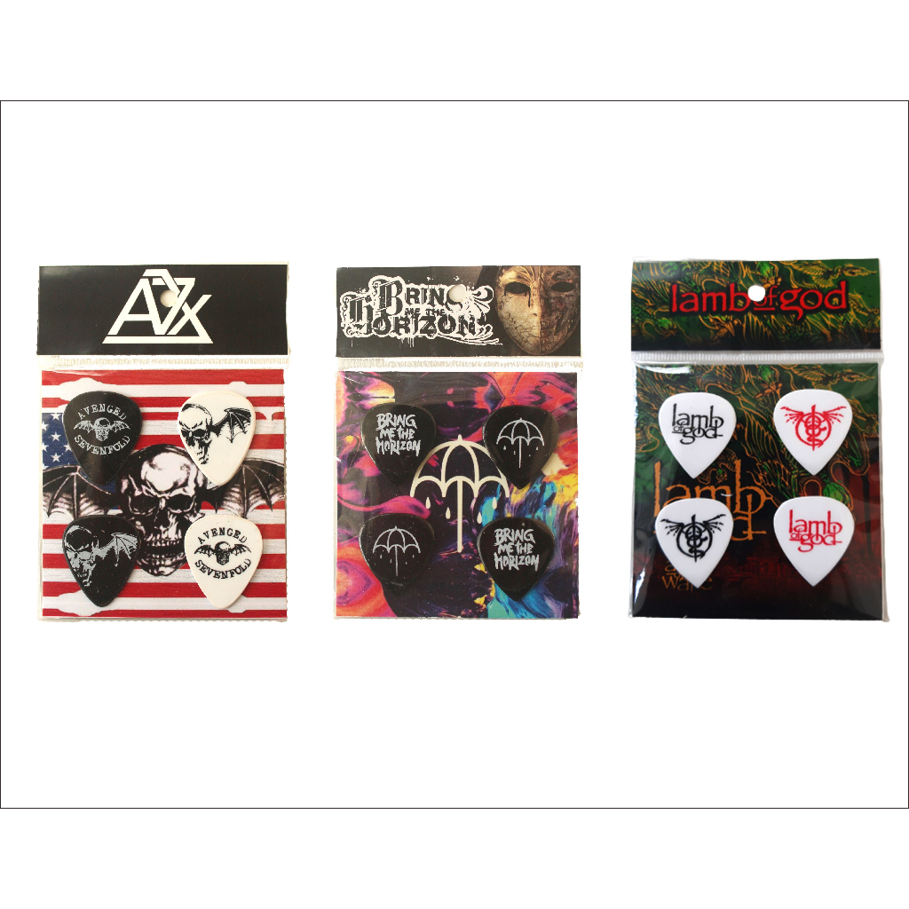 Jual PICK GITAR A7X , KELABER GITAR BMTH MURAH | Shopee Indonesia