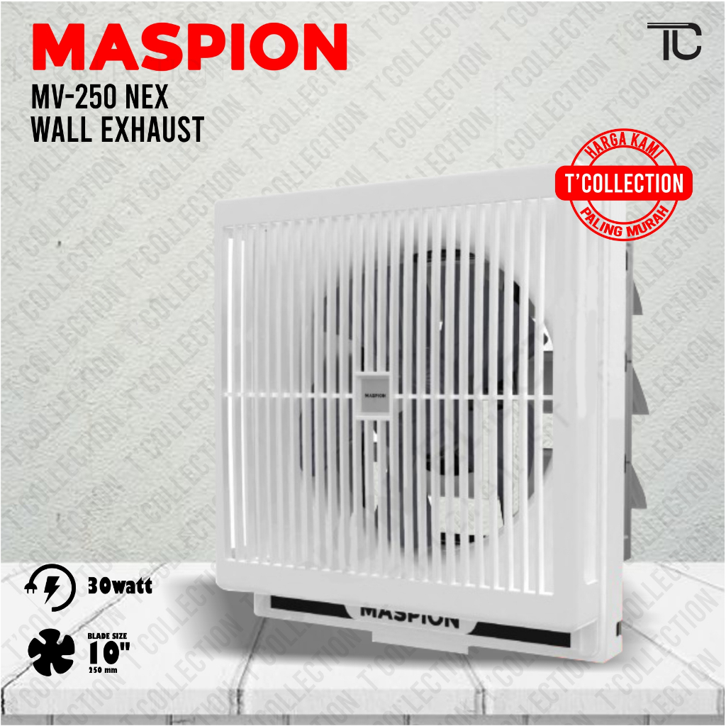 Jual Maspion MV 250 NEX EXHAUST FAN - 10 inch Kipas Hexos | Shopee ...