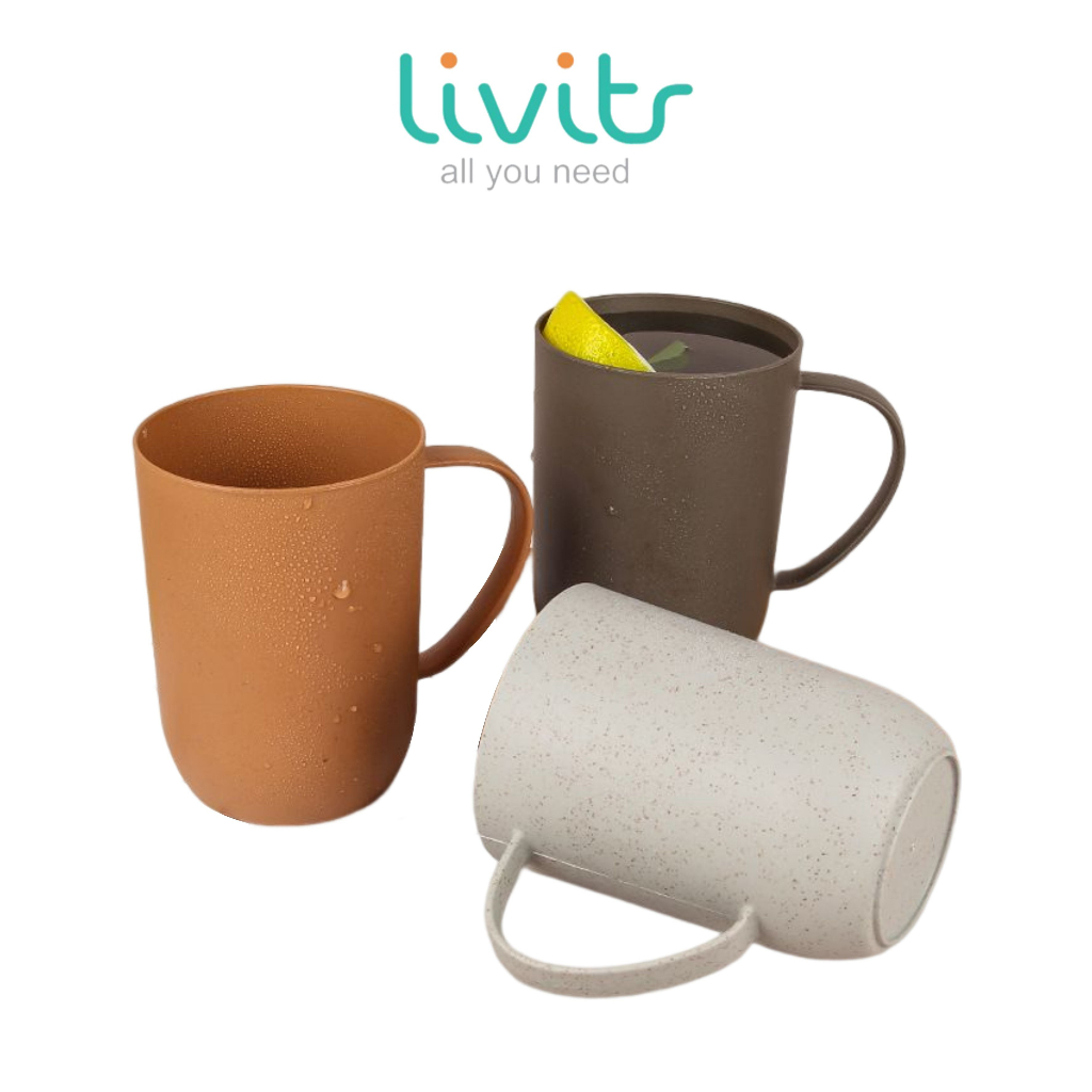 Jual Straw Kopi Mug Cangkir | Gelas Gandum Kokoh | BPA Free | Shopee ...