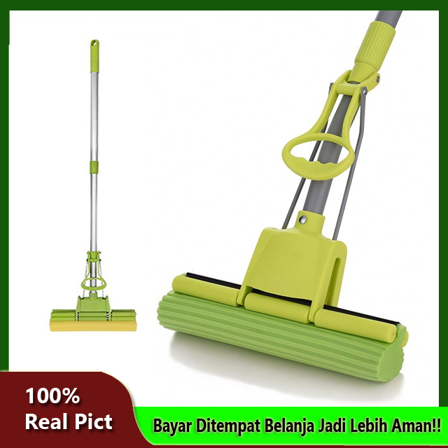 Jual Alat Pel Lantai / Sodok Pel Busa Pembersih Lantai | Shopee Indonesia