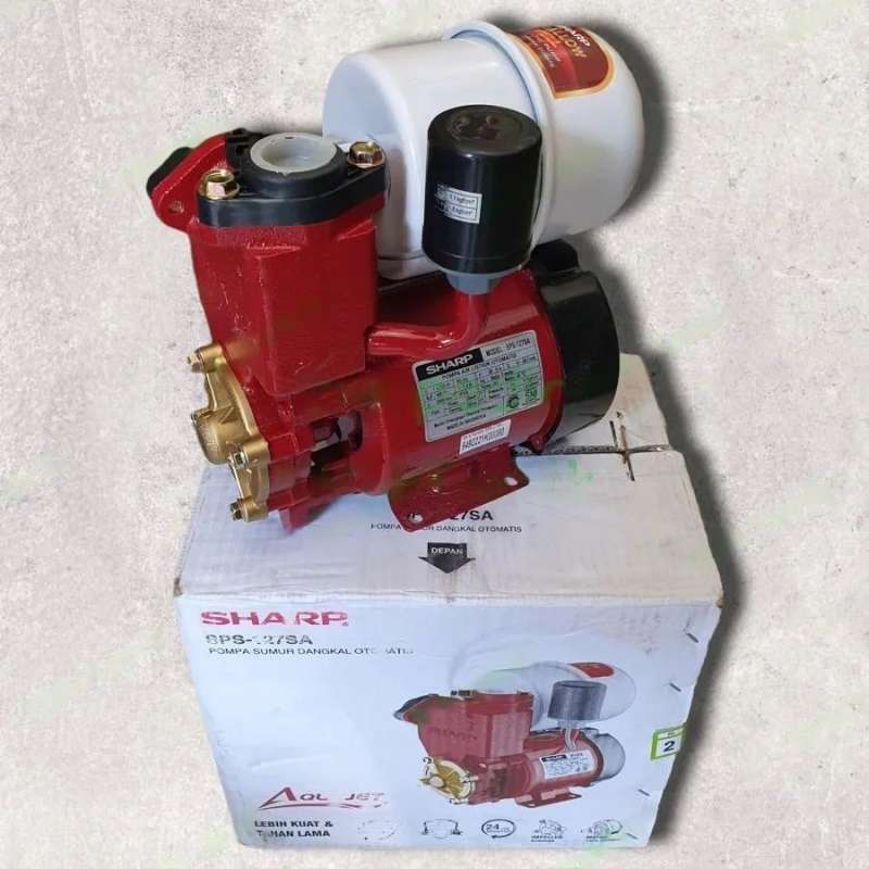 Jual MESIN POMPA AIR SHARP SPS-127SA OTOMATIS AUTOMATIC WATER PUMP | Shopee Indonesia