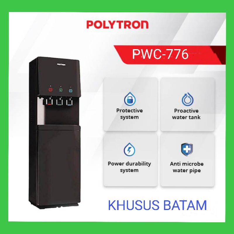 Jual DISPENSER AIR GALON BAWAH POLYTRON PWC-776 ( KHUSUS BATAM SAJA ...