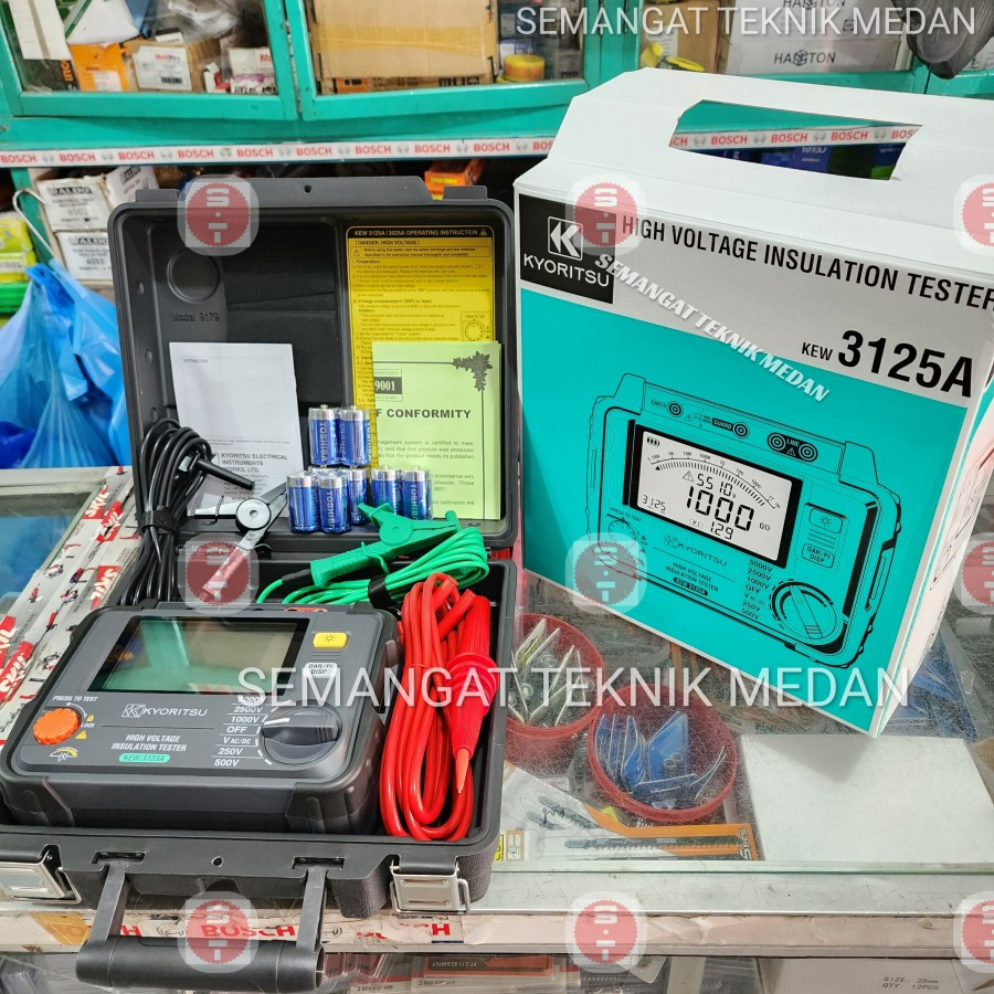 Jual 3125A DIGITAL MEGGER MAGGER TESTER INSULATION TESTER 3125 A ...