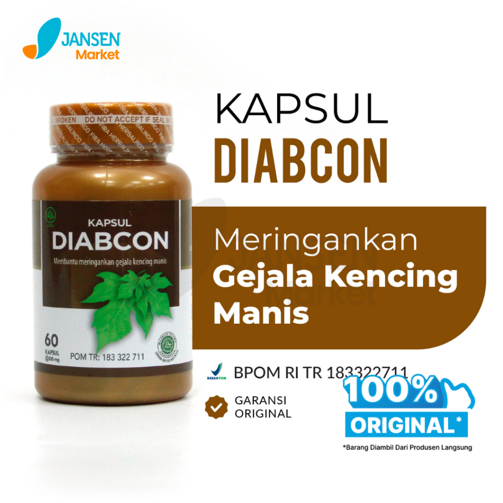 Jual Kapsul Diabcon Original (60 kapsul x 500mg) - Meringankan Gejala ...
