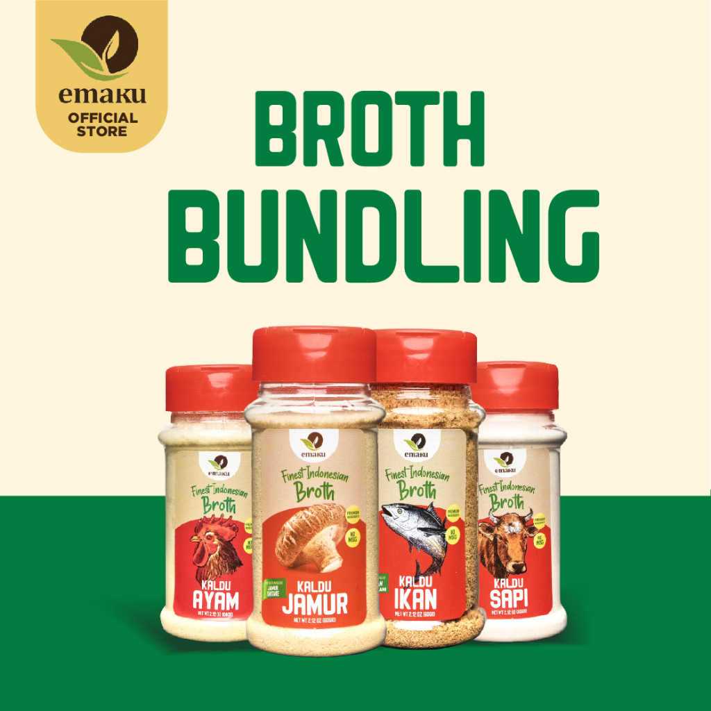 Jual Emaku Paket Bumbu Masak Instant Dapur No MSG - Broth Bundling ...