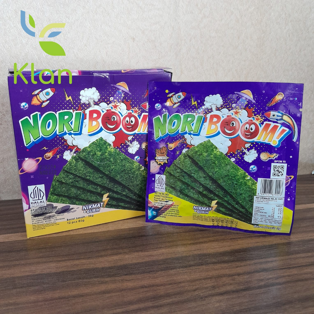 Jual NORI SACHET RASA BBQ/NORIBOOM RASA BARBEQUE 3GR/NORI/RUMPUT LAUT ...