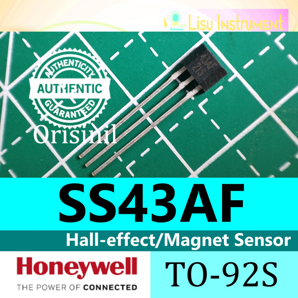 Jual SS43AF 43AF Hall-effect/Magnet Sensor TO-92S Honeywell Original | Shopee Indonesia