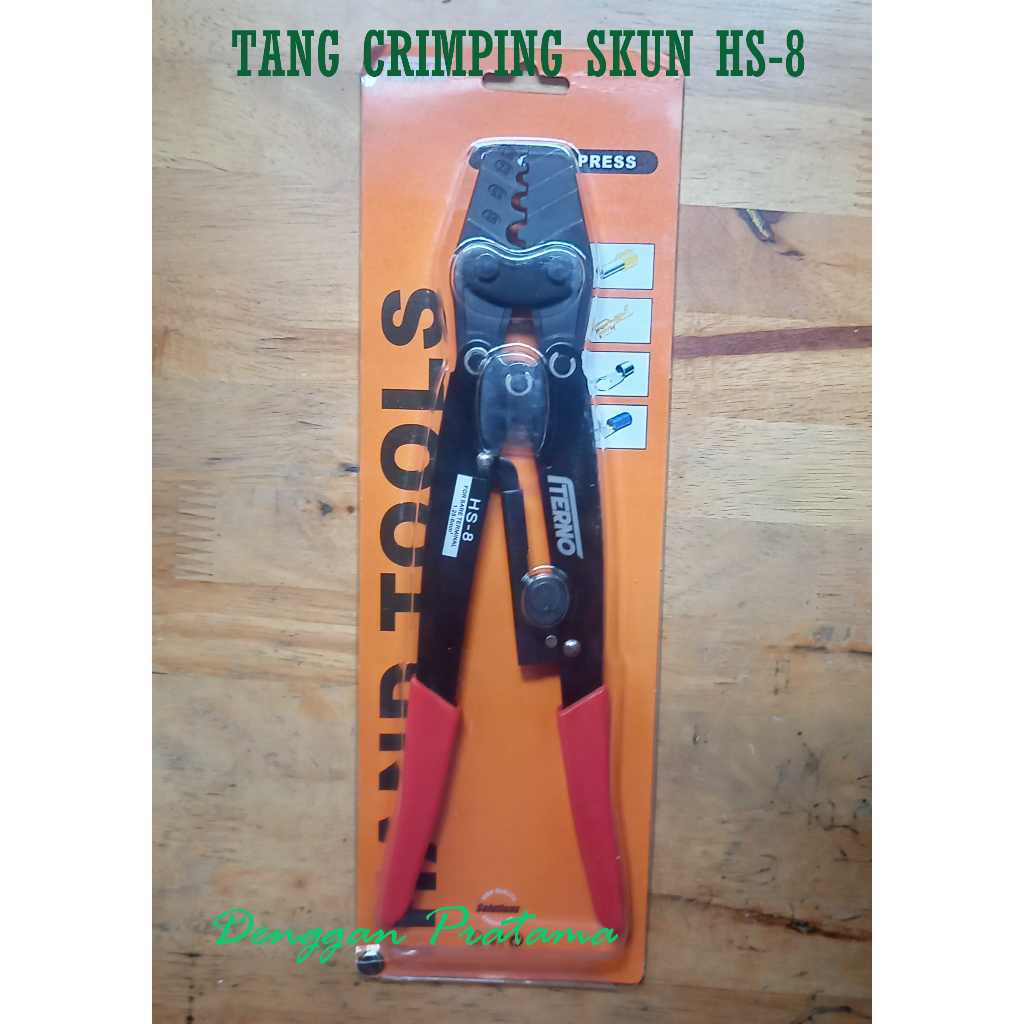 Jual Tang Crimping Skun HS-8 / Tang Press Skun Kabel HS8 | Shopee Indonesia