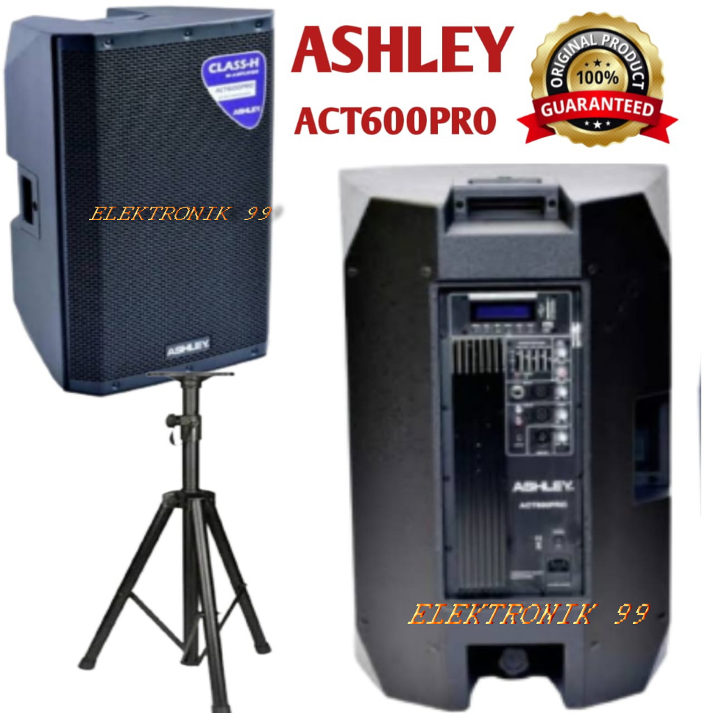Jual Speaker Aktif Ashley ACT600PRO Original 15 inch | Shopee Indonesia