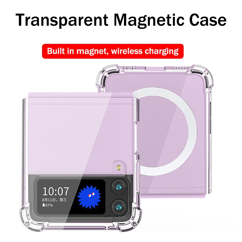 Jual Magsafe Case Silikon Soft Clear Case Samsung Galaxy Z FLIP 6 5 4 3 ...