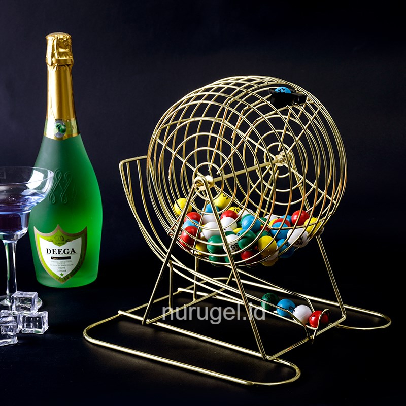 Jual Bingo Party Game Set Large Lottery Machine Mainan Besar | Shopee ...