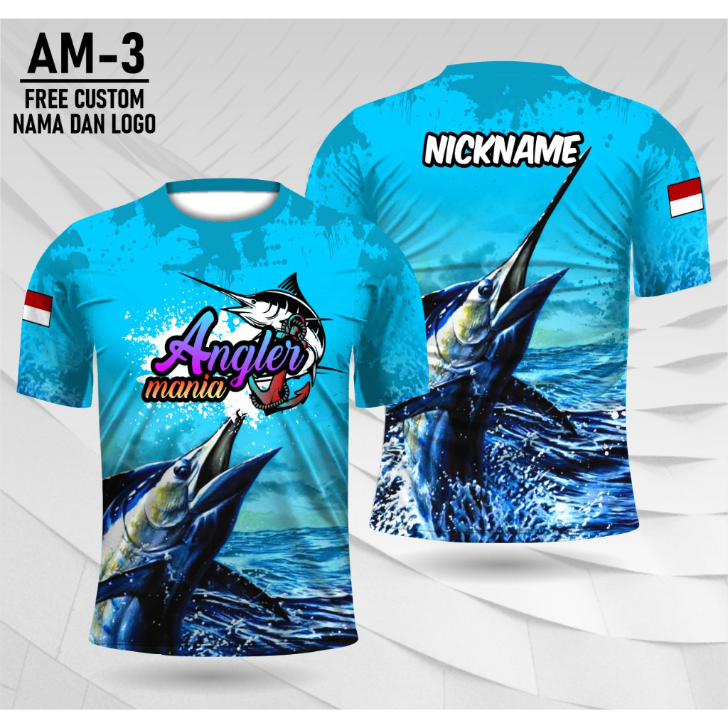 Jual Jersey fishing strike baju angler kaos mancing mania | Shopee ...