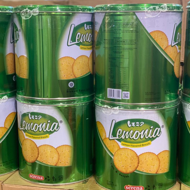 Jual NISSIN LEMONIA KALENG BISKUIT RASA LEMON HAMPERS LEBARAN BISKUIT ...