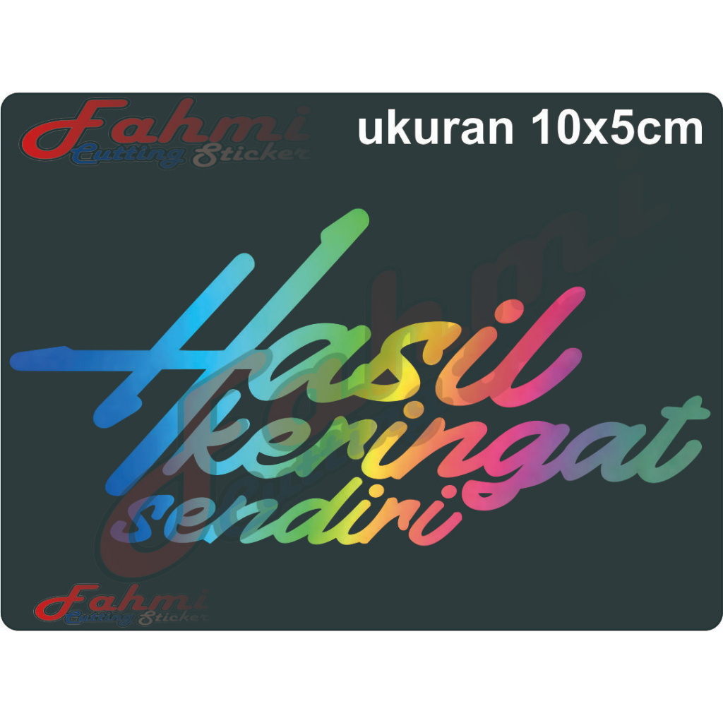 Jual sticker cutting hasil keringat sendiri | Shopee Indonesia