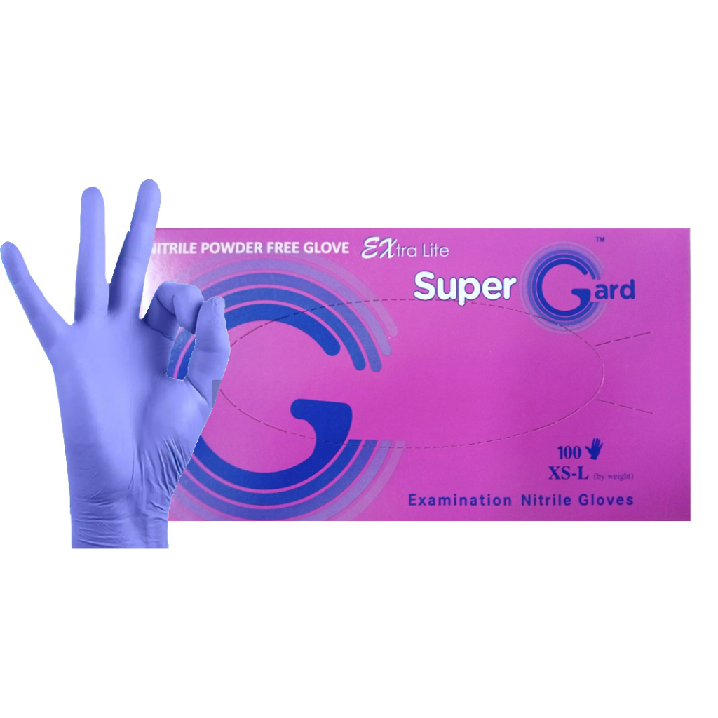 Jual Sarung Tangan Nitrile Supergard, Glove Nitrile Super Gard, Nitrile ...