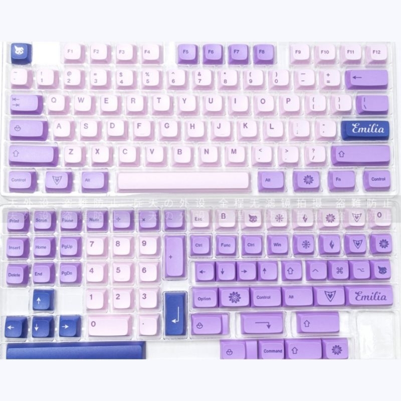 Jual GMK Frost Witch Keycaps PBT Emilia Re:Zero Anime XDA Profile ...
