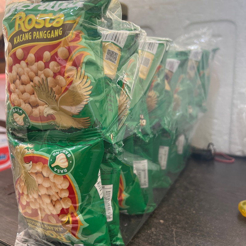 Jual Kacang Atom Panggang Garuda Rosta Renceng | Shopee Indonesia