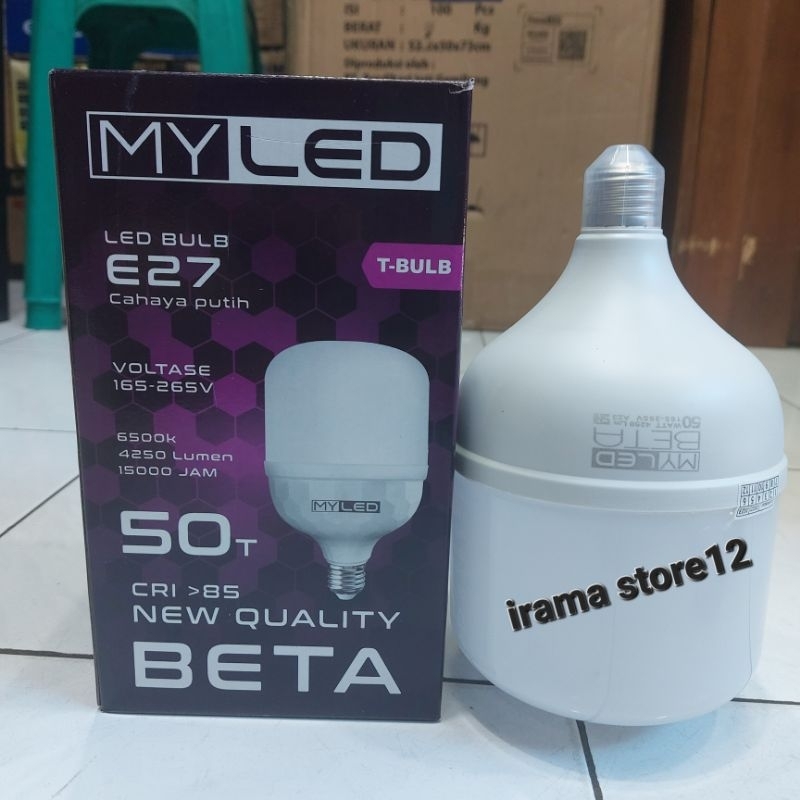Jual LAMPU LED CAPSUL MYLED BETA 50 WAT/LAMPU MURAH By Luby 50 watt ...