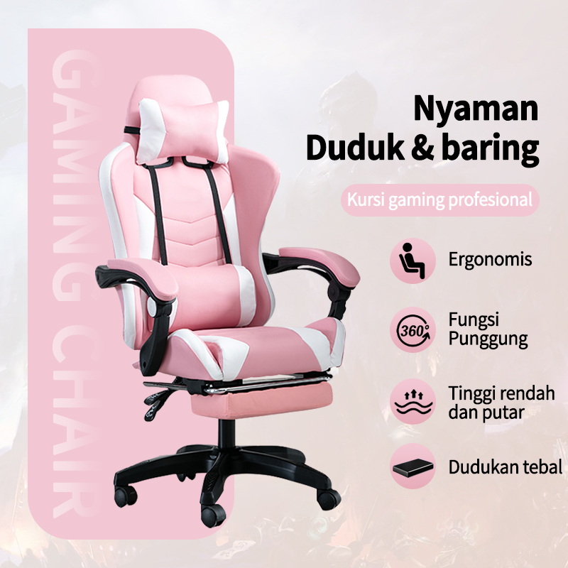 Jual Kursi Gaming/ Gaming Chair / Kursi Santai Kursi Gamers / Kursi Gamer / Kursui Putar / Kursi ...
