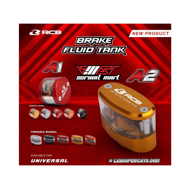 Jual TABUNG MINYAK REM RCB BRAKE FLUIT RCB A1 DAN A2 SERIES | Shopee Indonesia