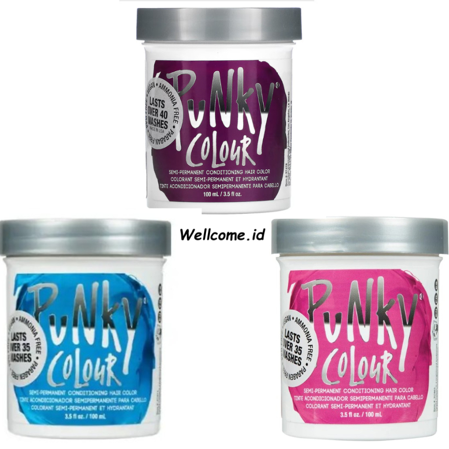 Jual PUNKY COLOUR SEMI PERMANENT CONDITIONING HAIR COLOR | Shopee Indonesia