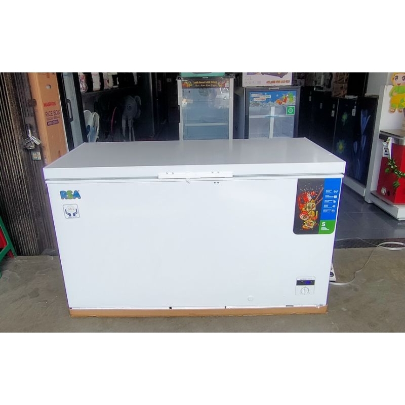 Jual Chest freezer RSA 450 liter CF460 CF-460 | Shopee Indonesia