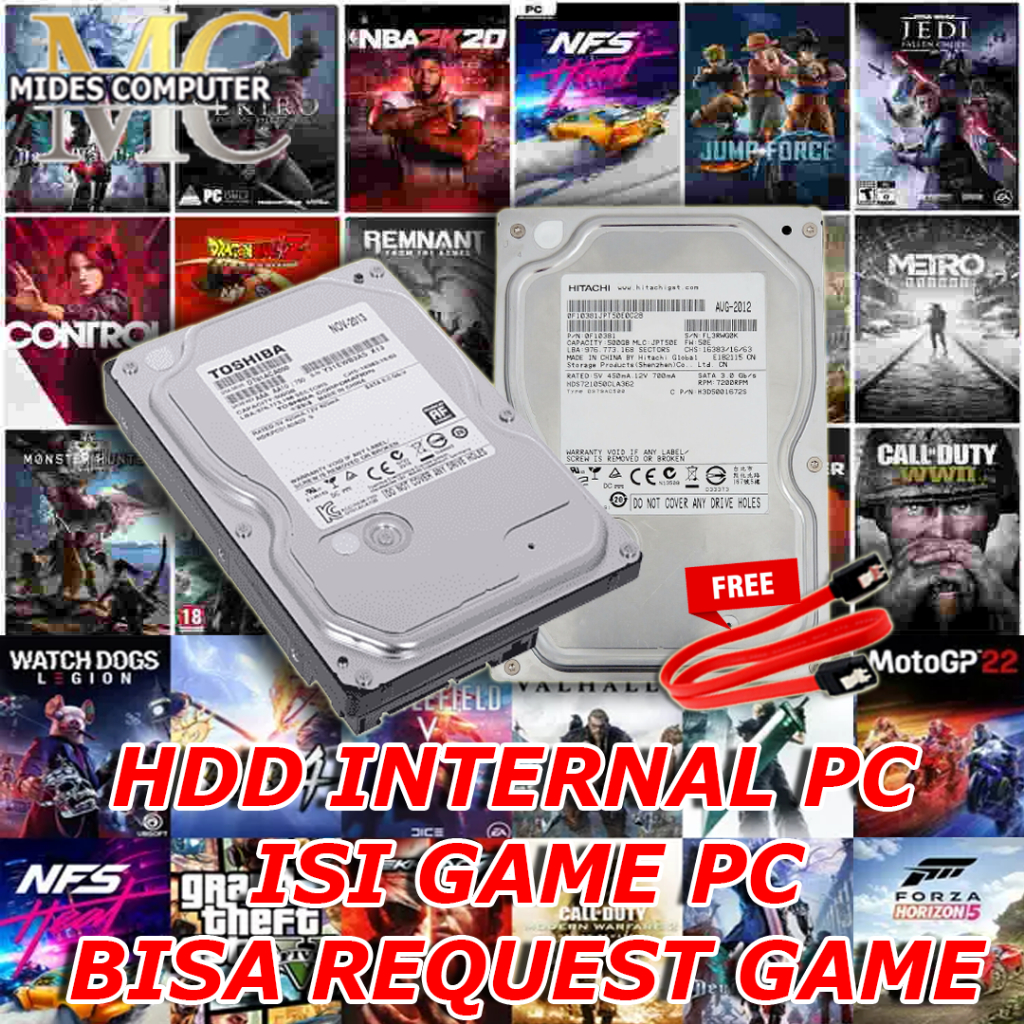 Jual HDD HARDISK INTERNAL PC SATA HARDDISK 500GB 1TB | Shopee Indonesia