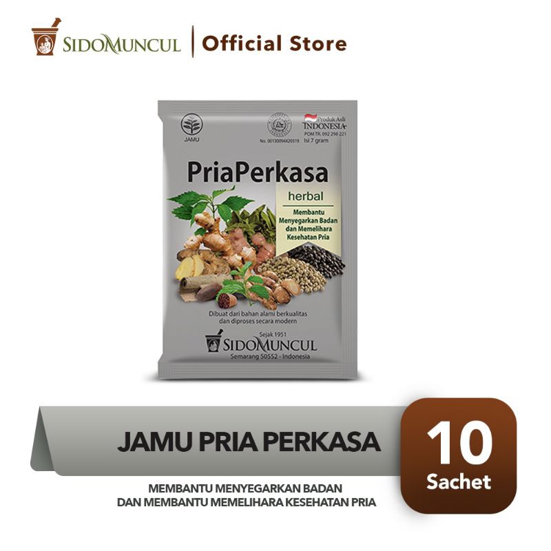 Jual Sidomuncul Jamu Pria Perkasa Isi 10's | Shopee Indonesia