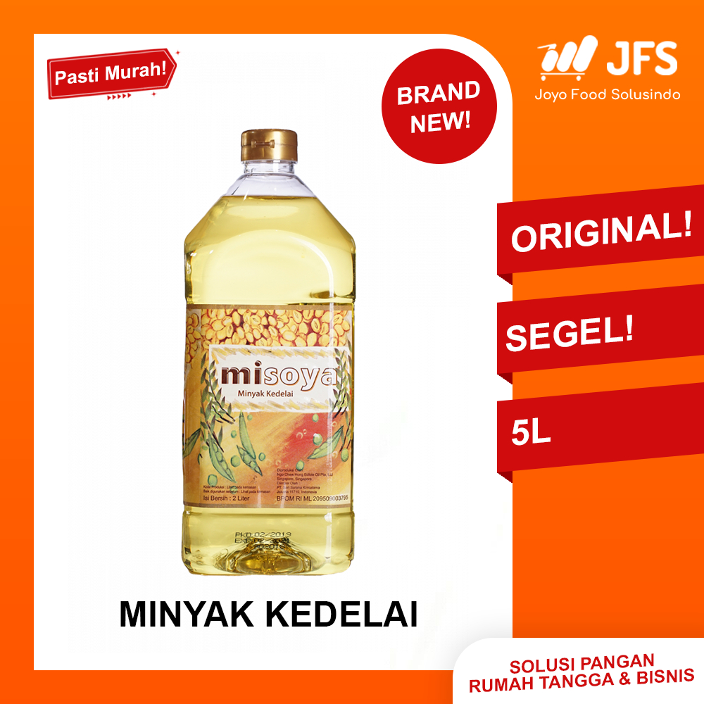 Jual Misoya Minyak Kedelai 5L Soyabean Oil 5 Liter Premium Salad Oil ...