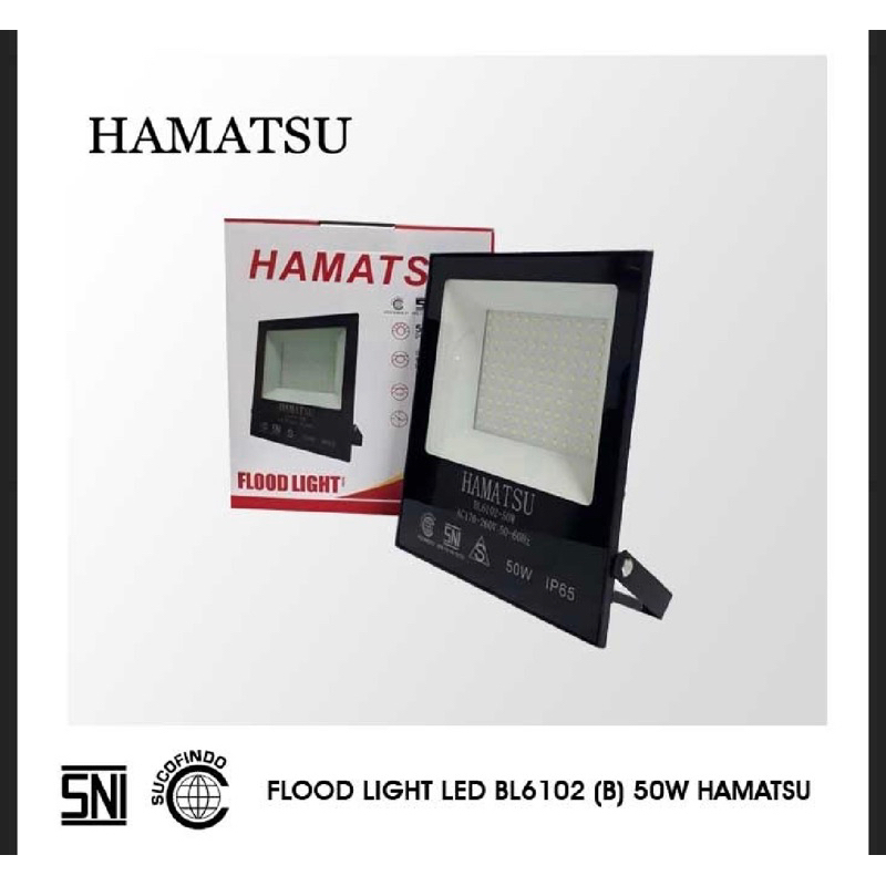 Jual Lampu Sorot Tembak Led Floodlight 50 Watt 50W SNI | Shopee Indonesia